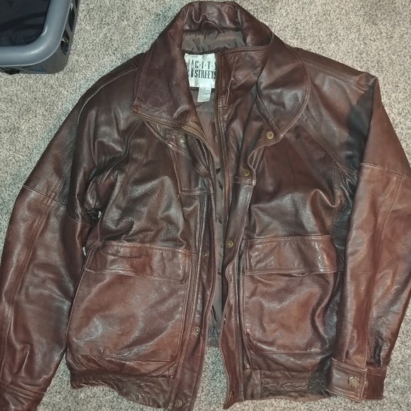 City Streets | Jackets & Coats | Mens Leather Jacket | Poshmark